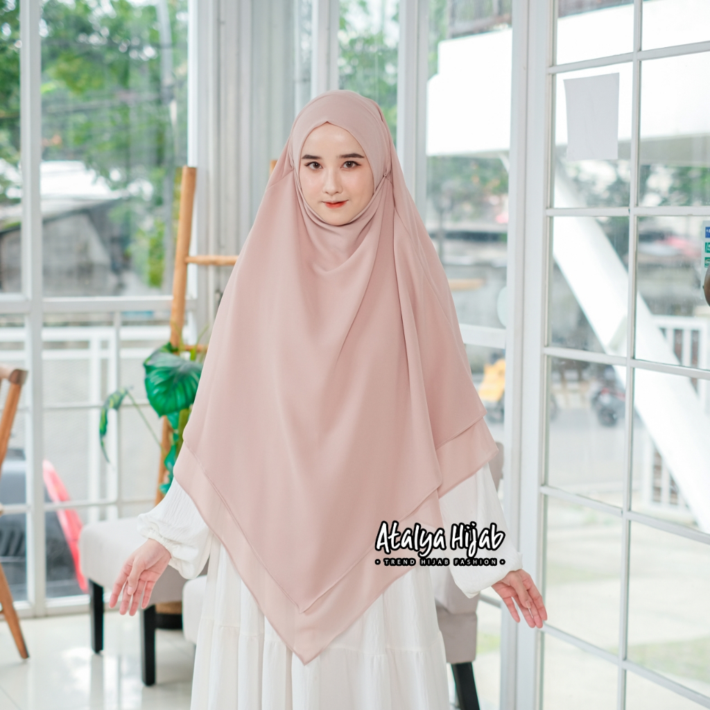Jual ATALYA HIJAB NEW FRENCH KHIMAR HYERIN | DAILY FRENCH KHIMAR CADAR ...