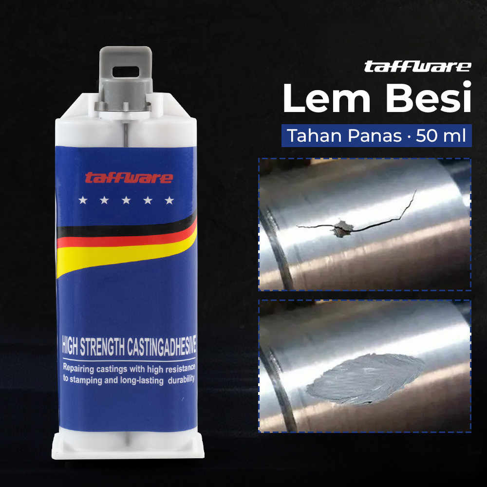 Jual Lem Besi Tahan Panas Glue Adhesive Industrial AB 50ml - 889 ...