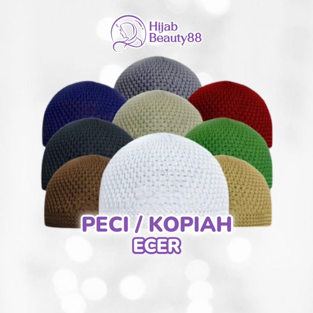 Jual Peci / Kopiah / Kopyah Rajut - Ecer | Shopee Indonesia