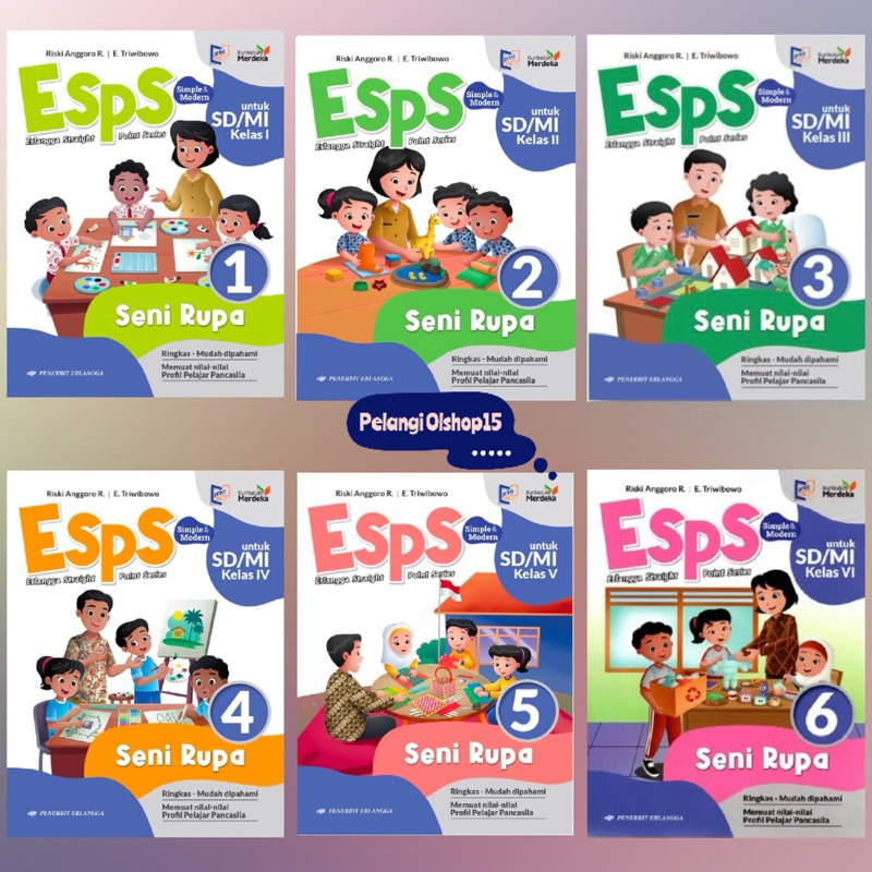 Jual BUKU ESPS SENI RUPA SD/MI KELAS 1 2 3 4 5 6 KURIKULUM MERDEKA ERLANGGA ORIGINAL | Shopee ...