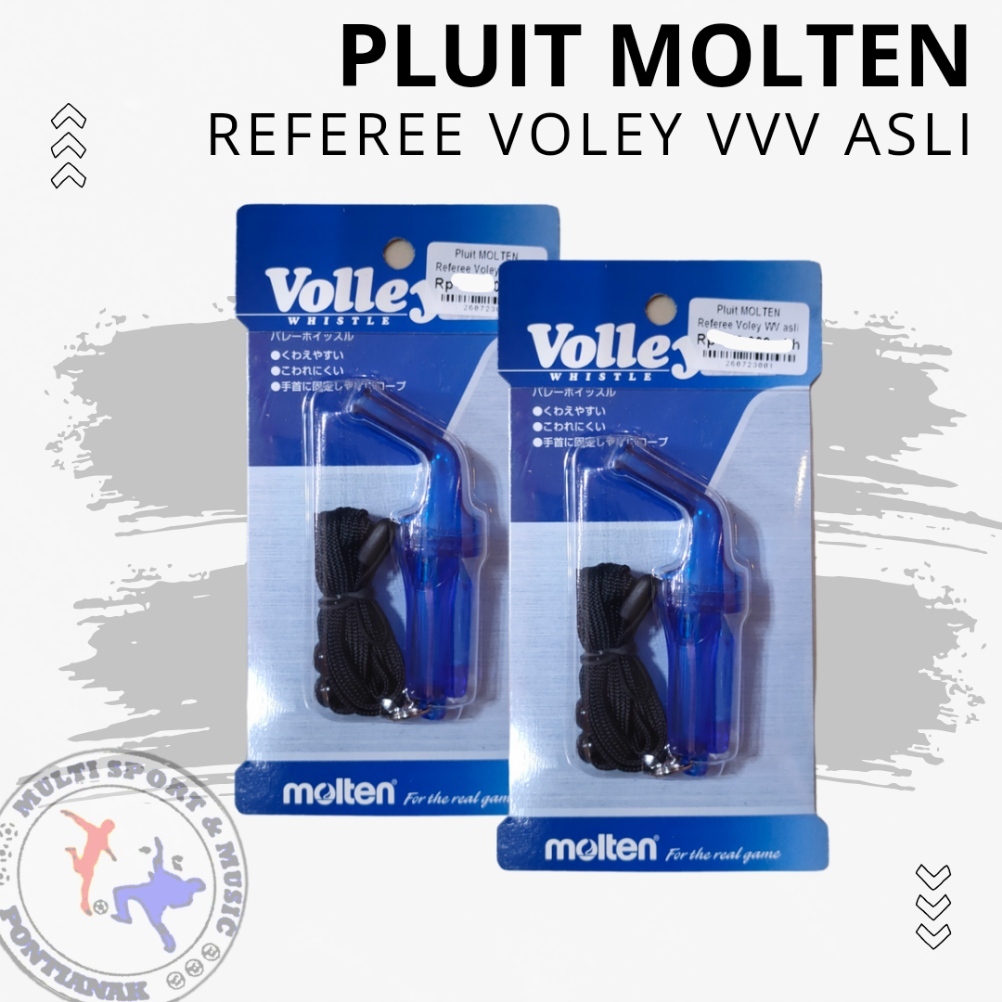Jual Pluit MOLTEN Referee Voley VVV Asli | Shopee Indonesia