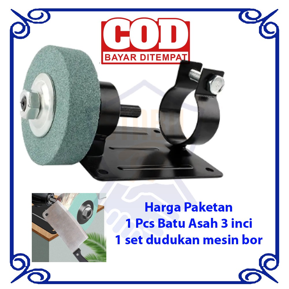 Jual Alat Putar Dudukan Bor Poles Pengasah Gunting Parang Pisau Alat ...
