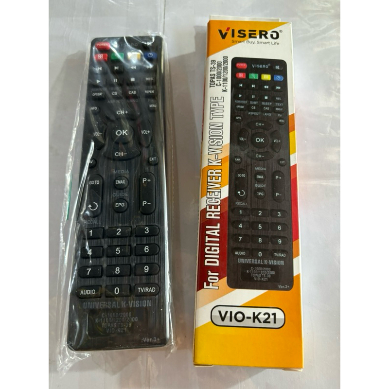 Jual REMOTE KVISION RECEIVER REMOTE DIGITAL K-VISION | Shopee Indonesia