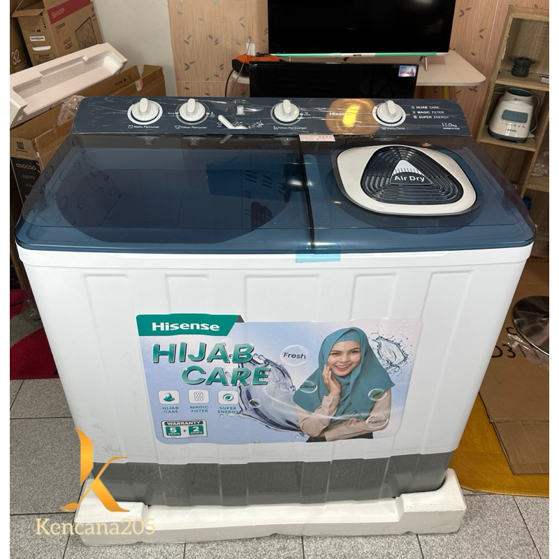 Jual Mesin Cuci Hisense 2 tabung 11 kg 11kg WSRB1113UB WSRB 1113UB 1113 ...