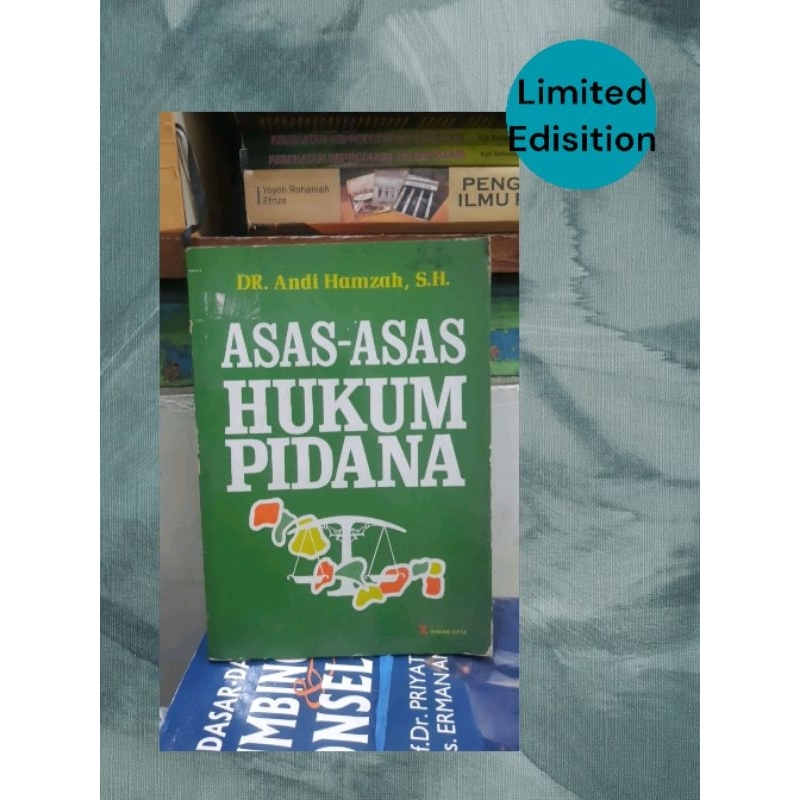 Jual ORIGINAL BUKU ASAS ASAS HUKUM PIDANA - ANDI HAMZAH | Shopee Indonesia