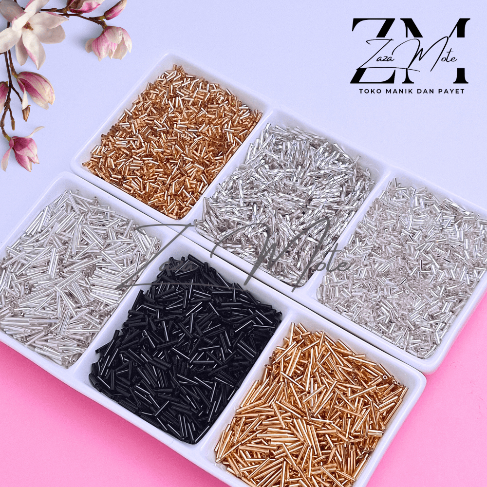 Jual Manik Mote Payet Bambu Payet Bambu Ulir Ukuran 1,2cm 9mm 5mm ...
