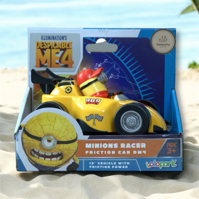 Jual Yolopark Despicable Me 4 Friction Minions Racer / Mainan Figure ...