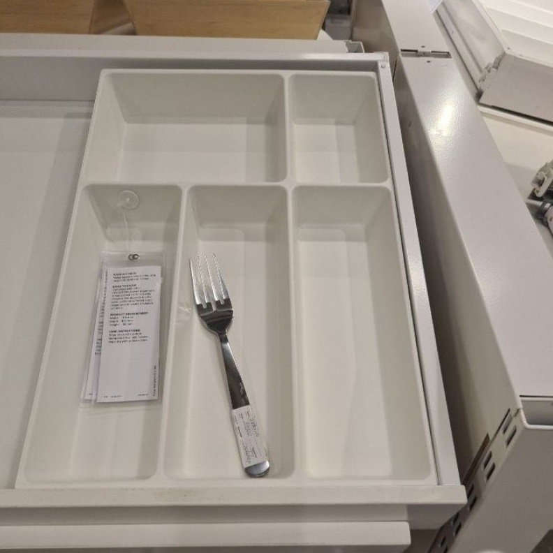 Jual SHOPEE SALE UPPDATERA Baki peralatan makan warna putih uk 32x5 cm ...