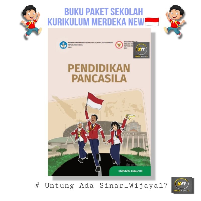 Jual Buku Paket Pendidikan Pancasila Kelas 8 Smp Kurikulum Merdeka BPIP | Shopee Indonesia
