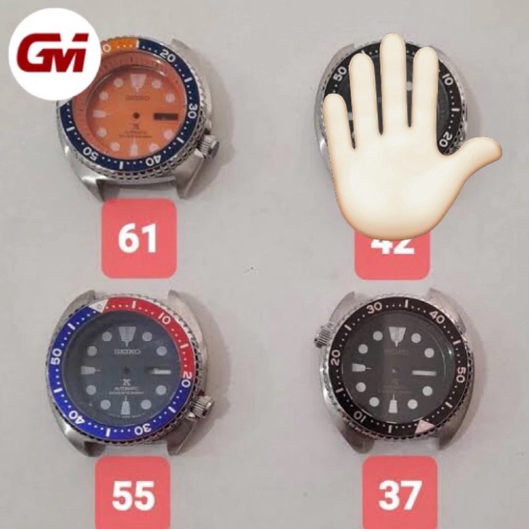 Jual KODE L5C8 case seiko mod turtle untuk movement skx srp777 padi ...