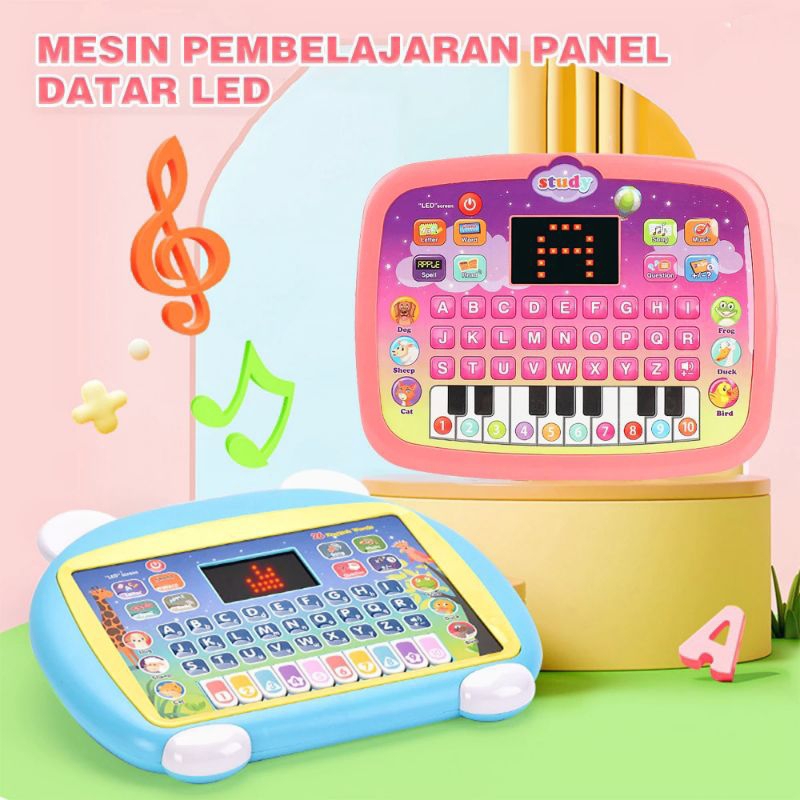 Jual Tablet Mainan Anak Belajar Huruf Tablet Musik Piano Mainan Edukasi ...