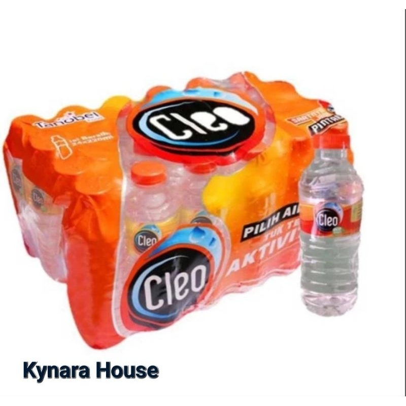 Jual Cleo Air Mineral Botol 24x220ml (Karton) | Shopee Indonesia