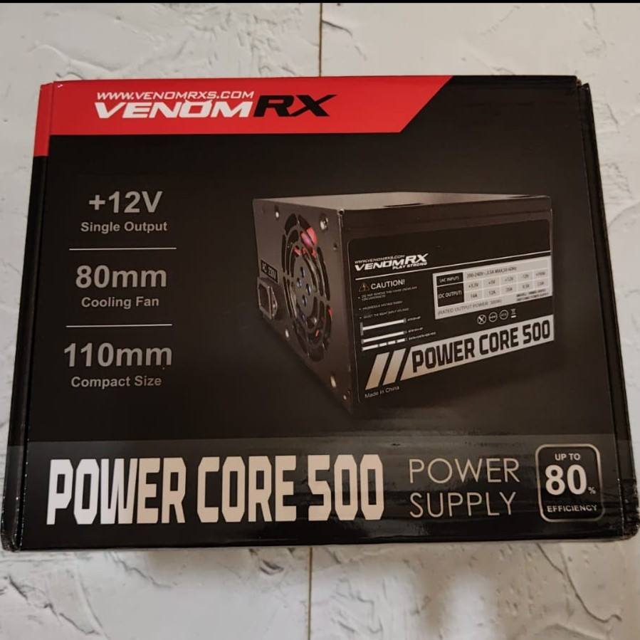 Jual Power Supply Venom RX Power Core 500 - 300W PSU | Shopee Indonesia