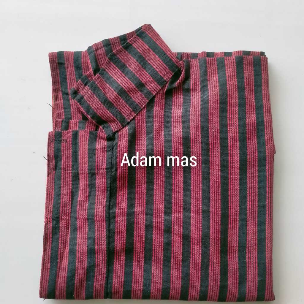 Jual Baju surjan lurik adat jawa pria/Baju lurik jogja/Baju surjan ...
