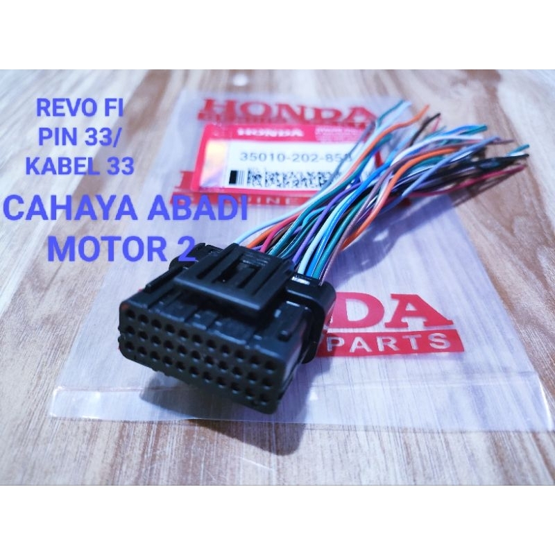 Jual SOKET ECU ECCU ECM CDI PIN/KABEL 33 REVO FI REVO INJEKSI ORIGINAL ...
