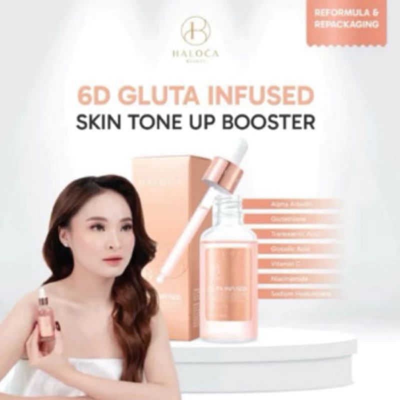 Jual HALOCA BEAUTY GLUTA INFUSED SKIN TONE UP BOOSTER NEW FORMULA ...