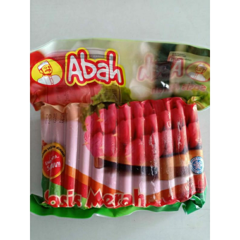 Jual sosis merah Abah 750gr isi 30 /Abah sosis merah 750g | Shopee ...