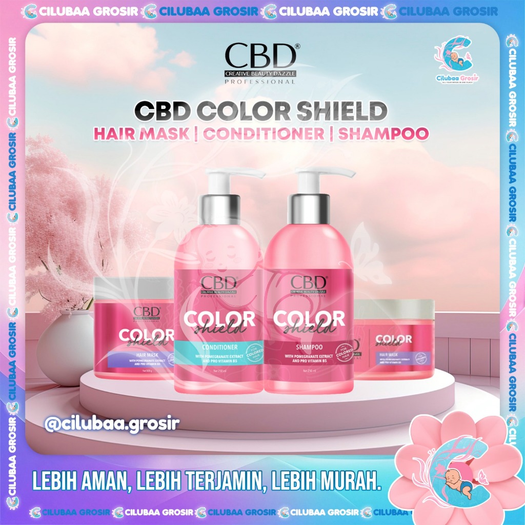 Jual CBD Color Shield Hair Mask 500gr || Shampoo 250ml || Conditioner ...