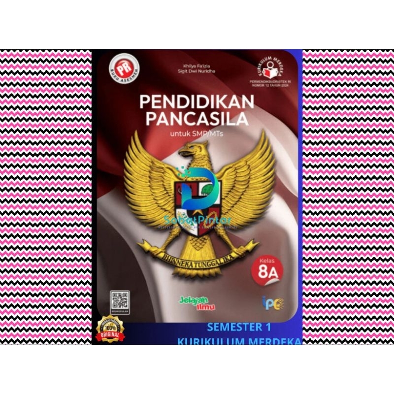 Jual Buku lks pr Asesmen Pendidikan Pancasila PPKN SMP Kelas VIII, 8 semester 1 Kurikulum ...