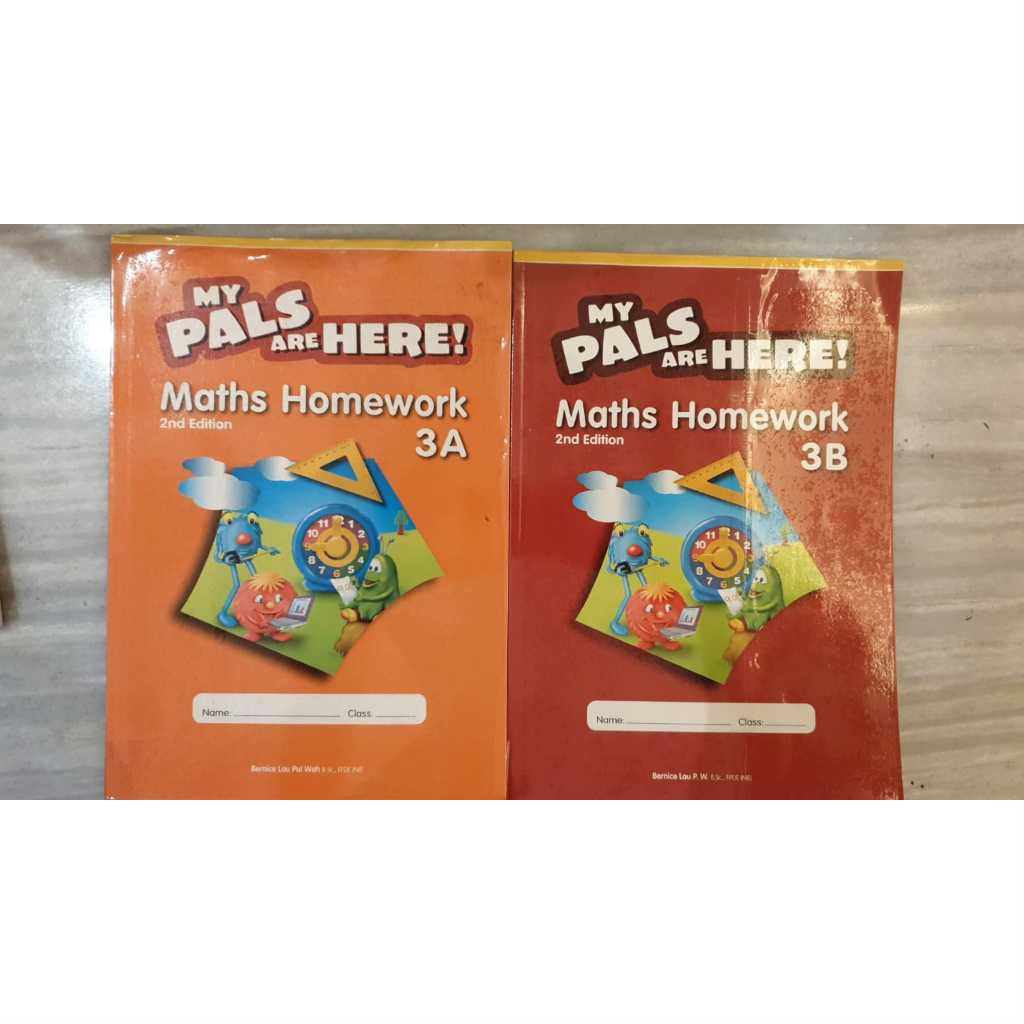 Jual MY PALS ARE HERE! MATHS HOMEWORK 3A / 3B BUKU SINGAPORE ...