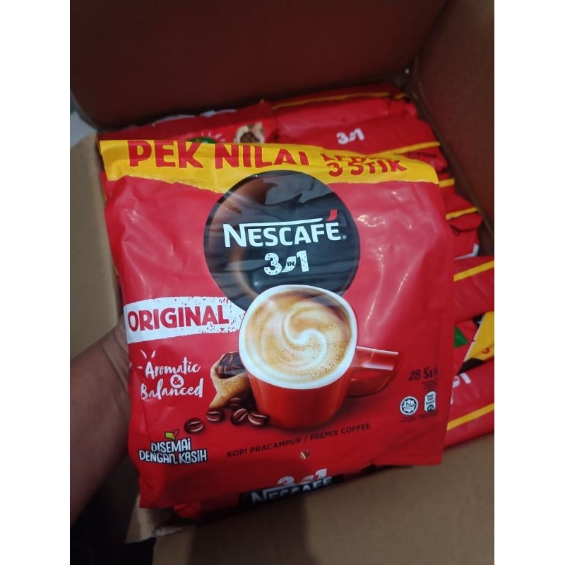 Jual Kopi Instant Malaysia nes Caffe original isi 28 sachet | Shopee ...