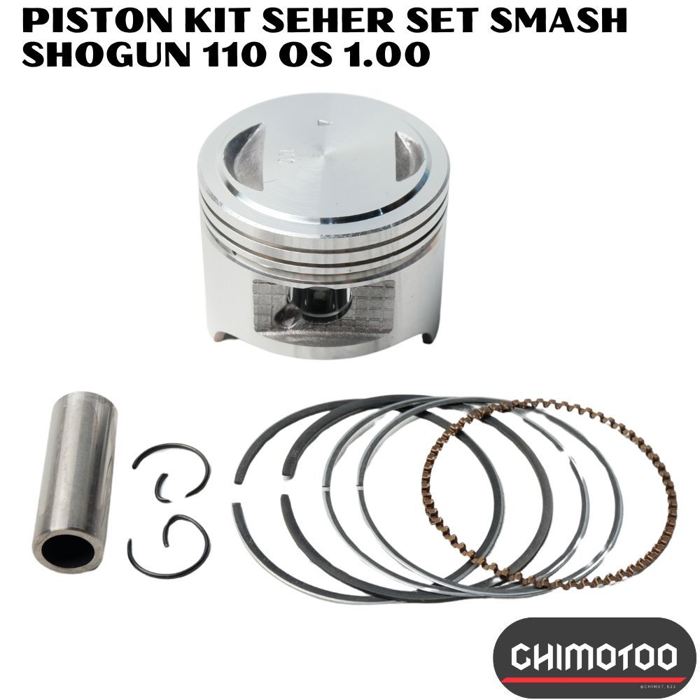 Jual Piston Kit Seher Set Suzuki Smash Shogun 110 Os Oversize Ukuran 1. ...