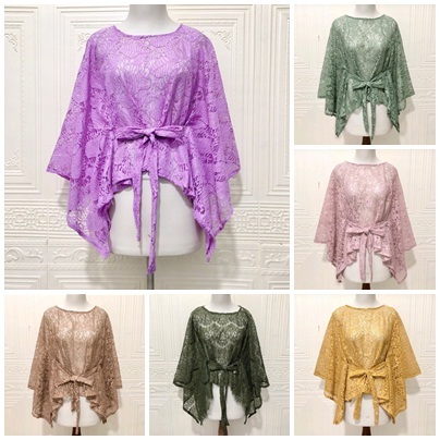 Jual Promo Brokat Outer Kondangan Kekinian Cardigan Tali Outer Brokat ...