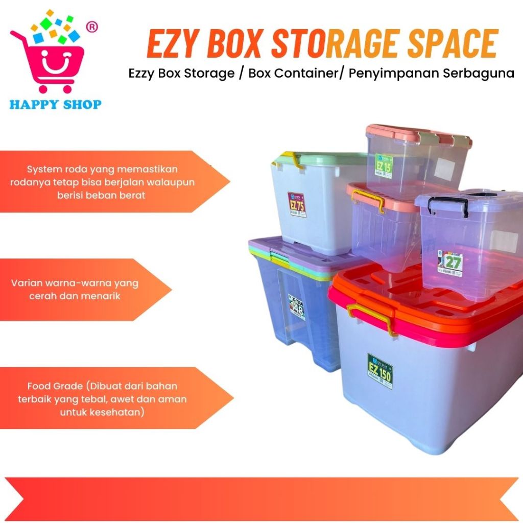 Jual INSTANT ! Ezy Box Storage / Box Container/ Penyimpanan Serbaguna ...