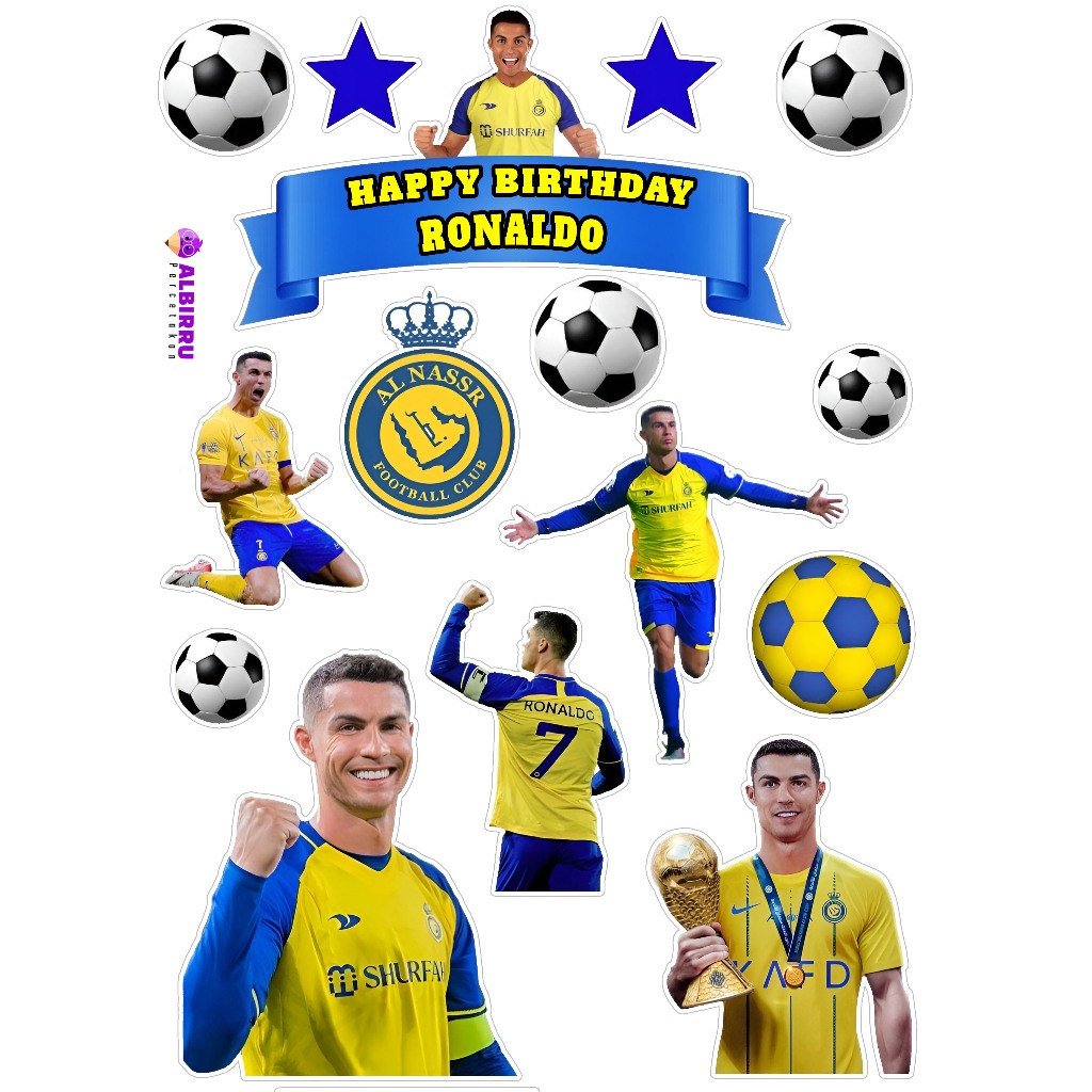 Jual Cetak Topper Cristiano Ronaldo | Shopee Indonesia