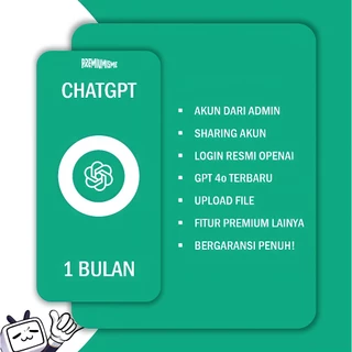 Jual ChatGPT Plus Terlengkap & Harga Terbaru Agustus 2024 | Shopee Indonesia