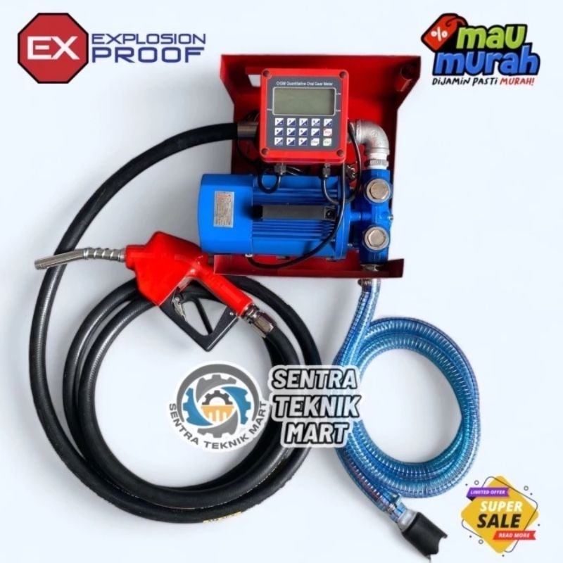 Jual Pompa transfer digital 60 LPM Exproof 220V pompa transfer cairan ...