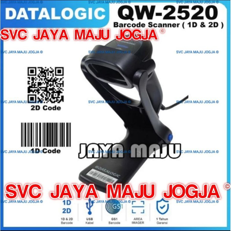 Jual DATALOGIC QW 2520 - USB - 2D 1D || BARCODE SCANNER HANDHELD - AREA ...