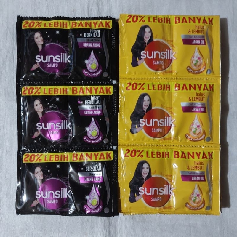 Jual SHAMPO SUNSILK SACHET (1 renteng isi 12 pcs) | Shopee Indonesia