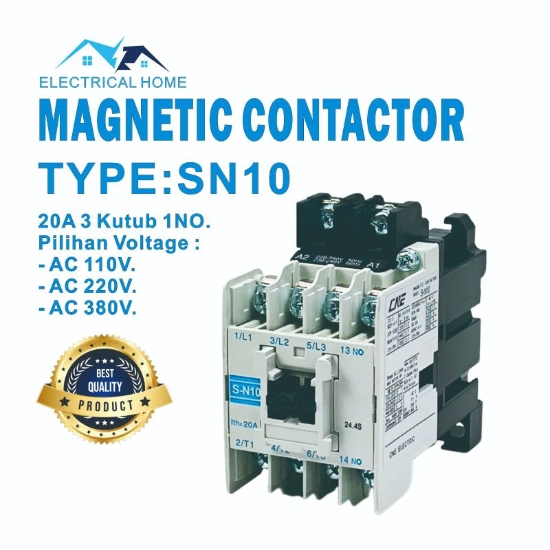 Jual MAGNETIC CONTACTOR SN-10 | Shopee Indonesia