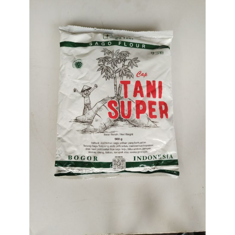 Jual Tepung sagu tani cap tani super 500gr/sagu tani 500gr/ sagu tani ...