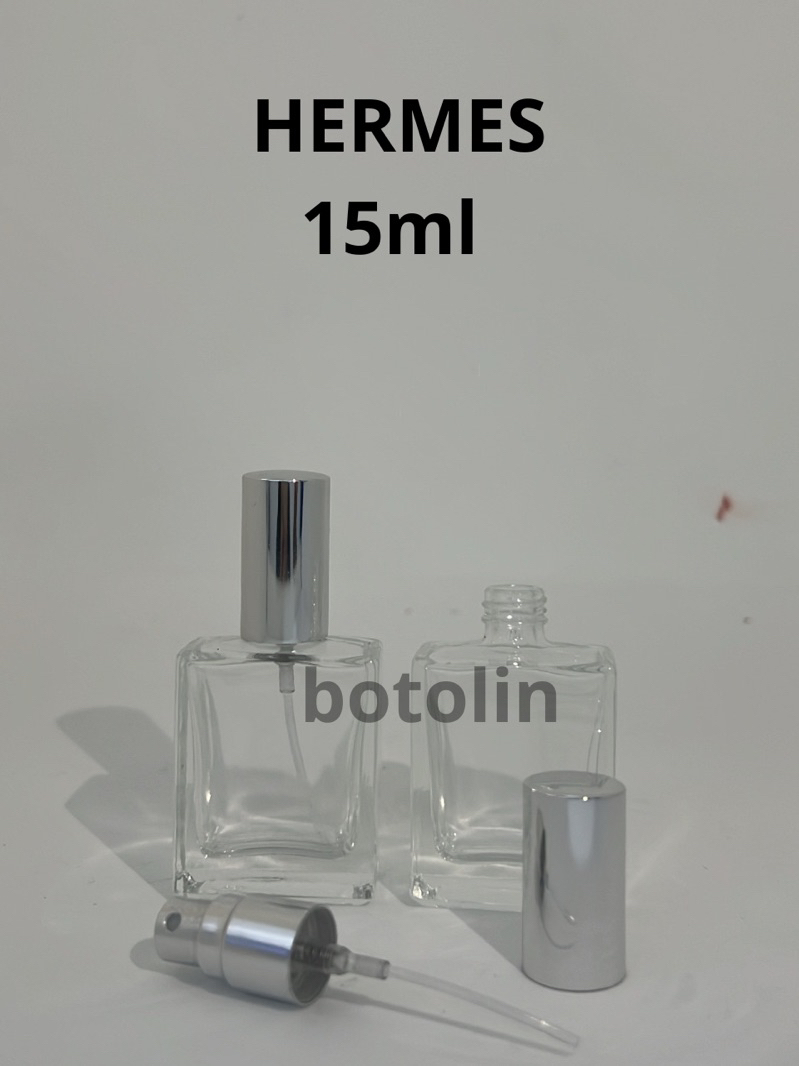 Jual Botol Parfum Hermes 15ML Drat Tutup silver - Botol Parfum Kosong ... Jual Botol Parfum Hermes 15ML Drat Tutup silver - Botol Parfum Kosong ...