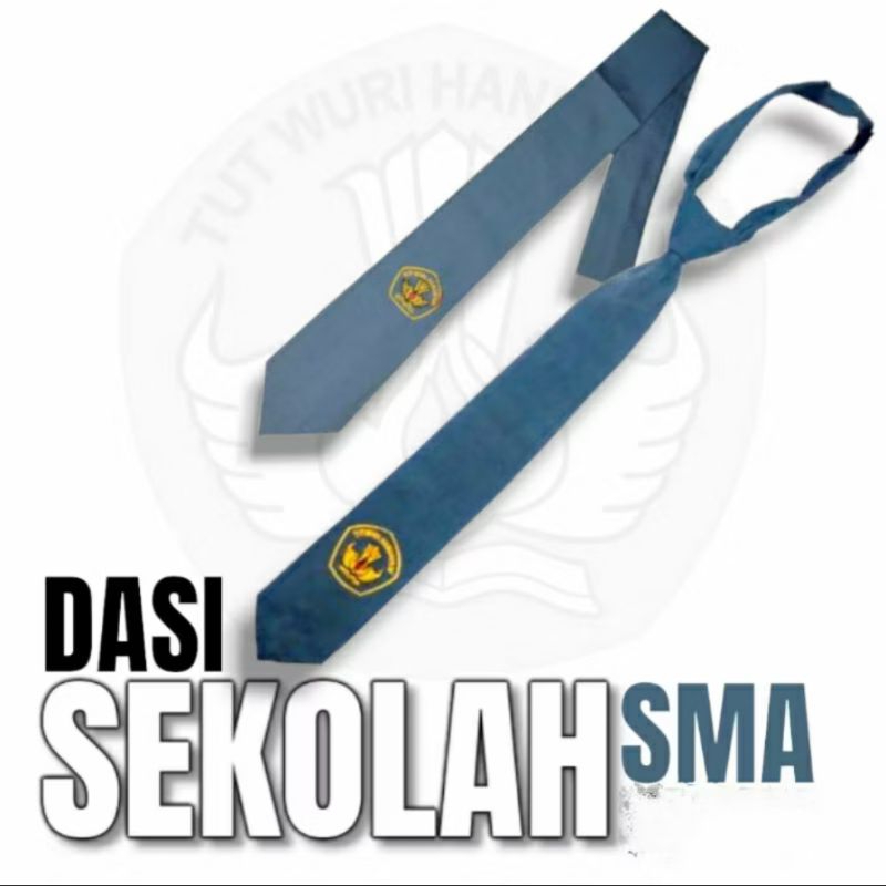 Jual Dasi sekolah SMA Abu-abu Panjang Instant dengan perekat | Shopee ...