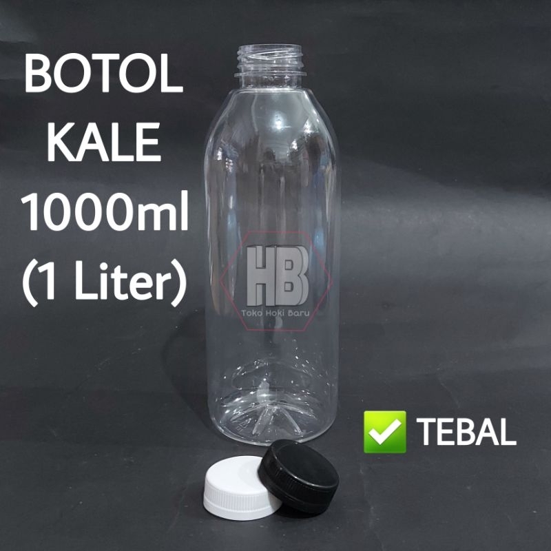 Jual Botol Kale 1 Liter Keras dan Tebal Min. Order 5 pcs / Botol Kopi ...