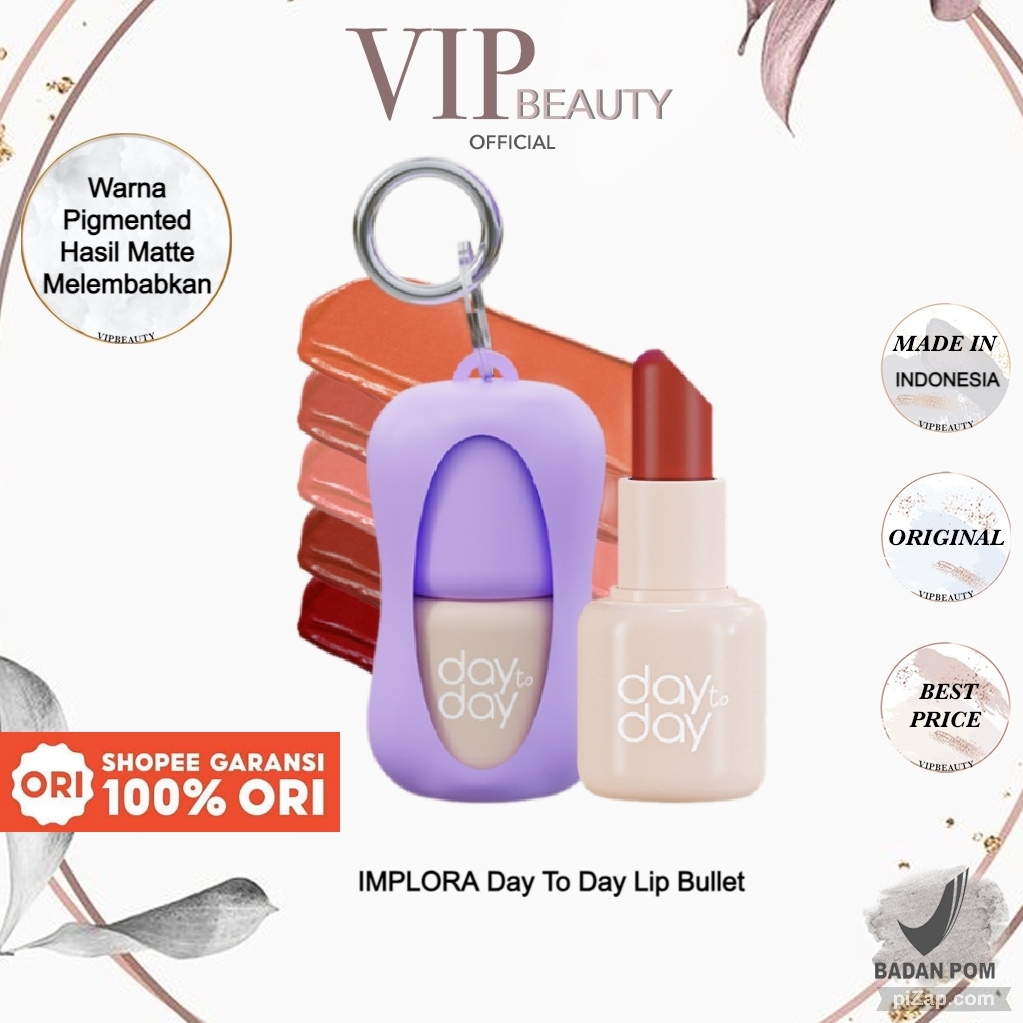 Jual IMPLORA Day To Day Lip Bullet | Shopee Indonesia