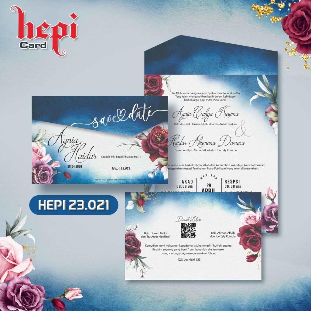Jual Hepi 23.021| Blangko Undangan | Undangan Print | Undangan Kosong ...