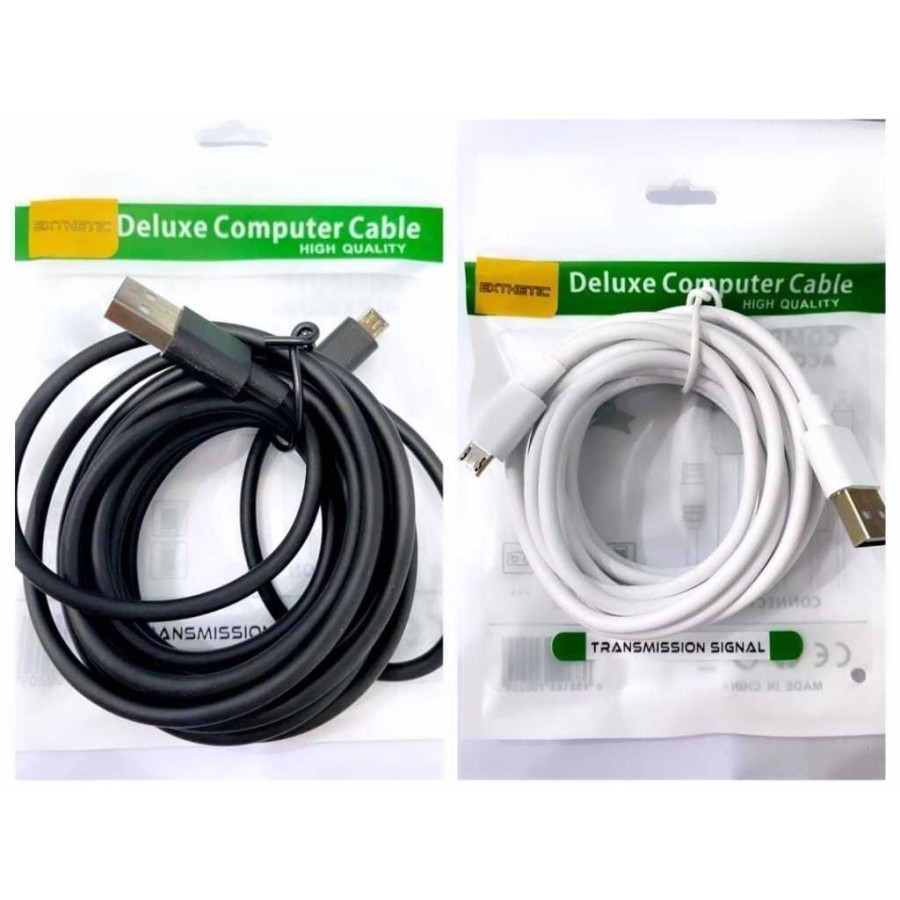 Jual EXTHETIC EK03 Cable Data CCTV Kabel Micro USB High Speed Charge 5 Meter | Shopee Indonesia