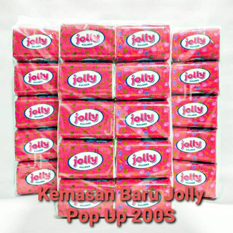 Jual | 10pcs | Jolly multipurpose pop up tissue 200s 2ply - tisu pop up ...