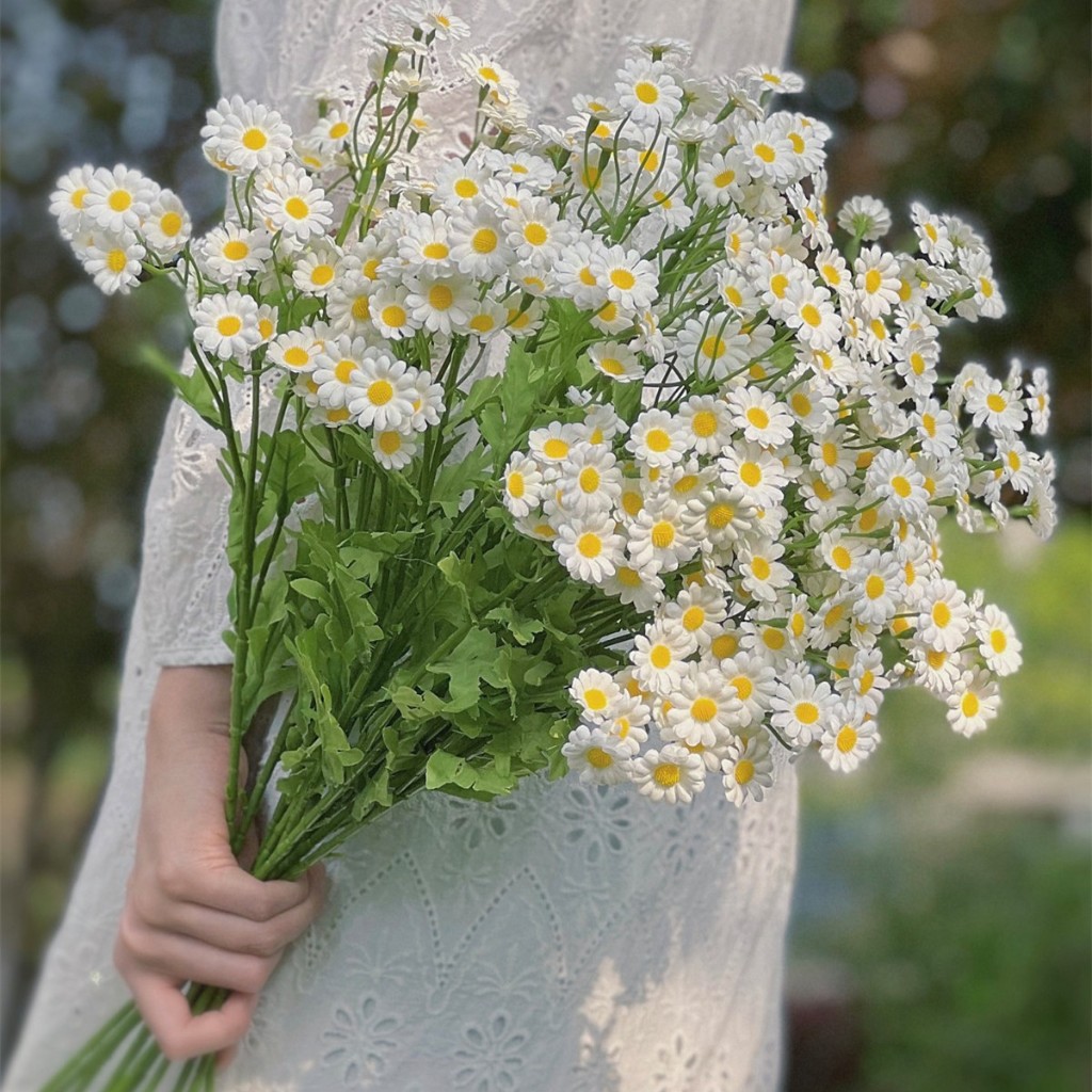Jual FLOWER BUNGA DAISY ARTIFICIAL BUNGA DEKORASI BUNGA PREMIUM BUNGA ...