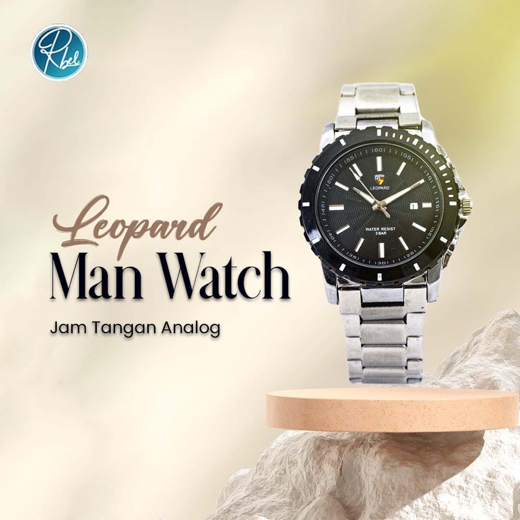 Jual LEOPARD - JAM TANGAN FASHION PRIA JENIS ANALOG JAM TANGAN RANTAI ...