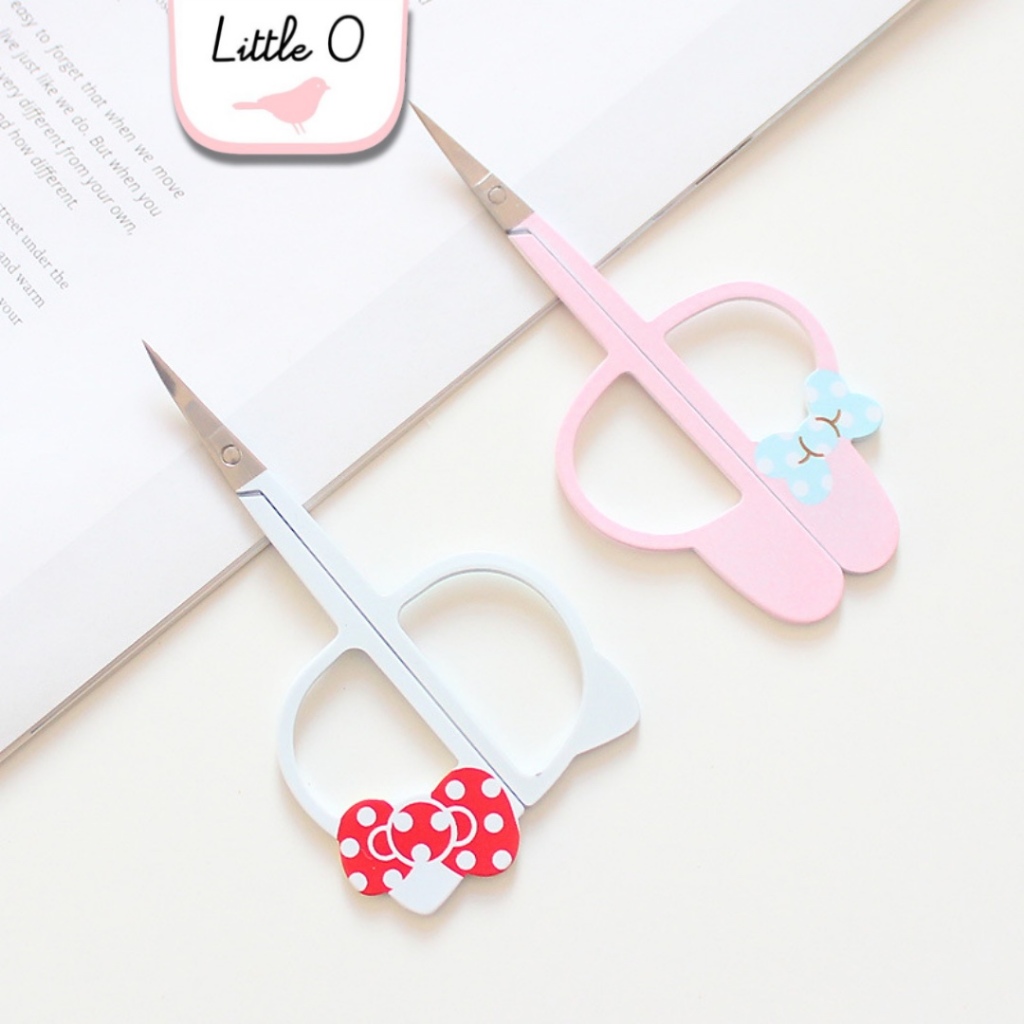 Jual Gunting Kosmetik Eyebrow Trimmer Gunting Alis Bulu Hidung Gunting ...