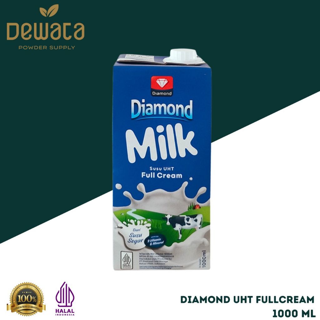 Jual Diamond Milk Uht Full Cream 1 Liter | Shopee Indonesia