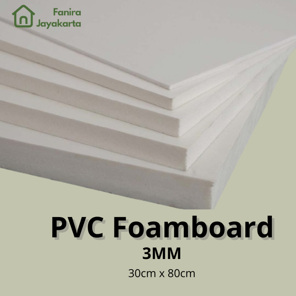 Jual PVC Foamboard 3MM 30cm x 80cm | Shopee Indonesia