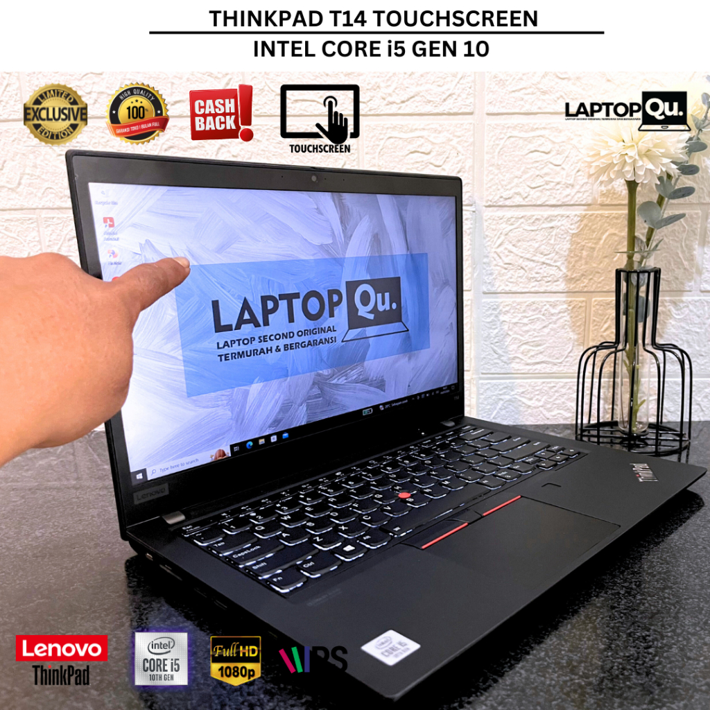 Jual THINKPAD T14 TOUCHSCREEN i5 GEN 10 RAM 16GB/SSD 512GB/FULLHD ...