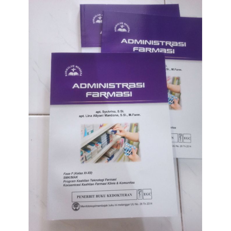 Jual ADMINISTRASI FARMASI Fase F (Kelas XI & XII) | Shopee Indonesia
