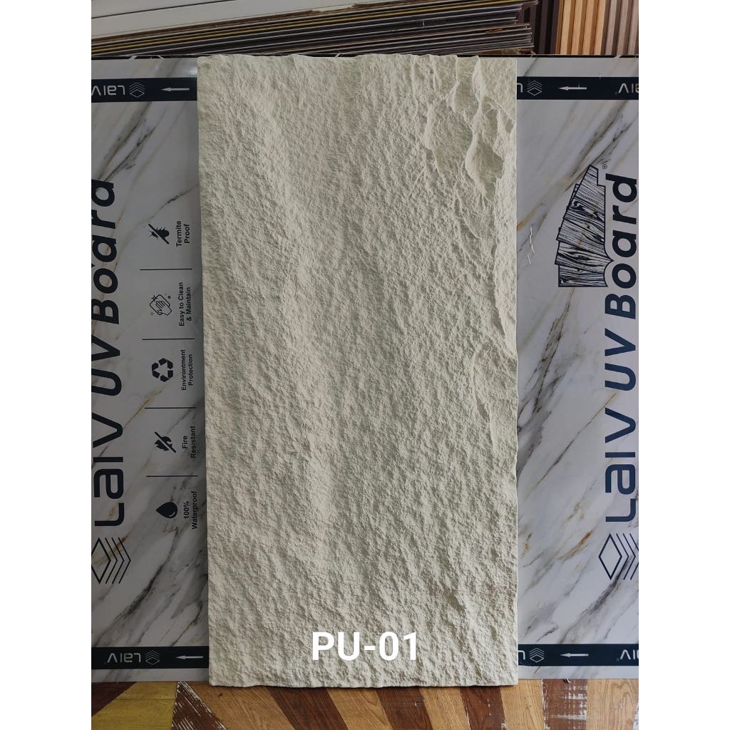 Jual PU Stone Rock Panel Dinding motif batu alam 60cm x 1.2m x 3cm ...